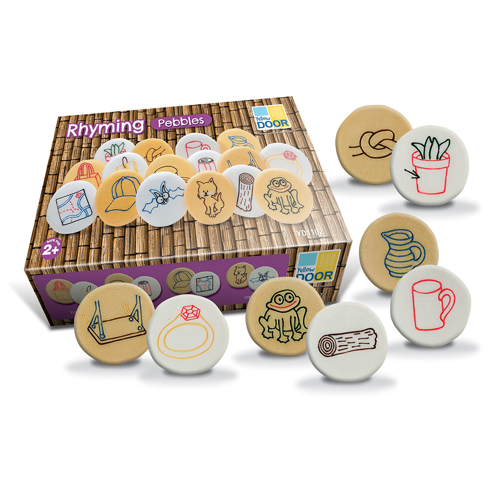 Yellow Door® Rhyming Pebbles: Build Early Literacy & Phonic Skills