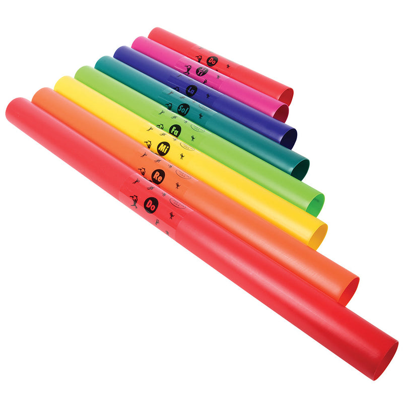 Boomwhackers® C Major Scale Tubes | 8-Piece Musical Set for Ages 3+