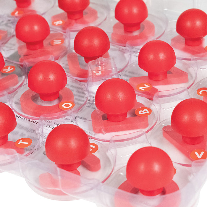 Knobbed Alphabet Stampers - Uppercase