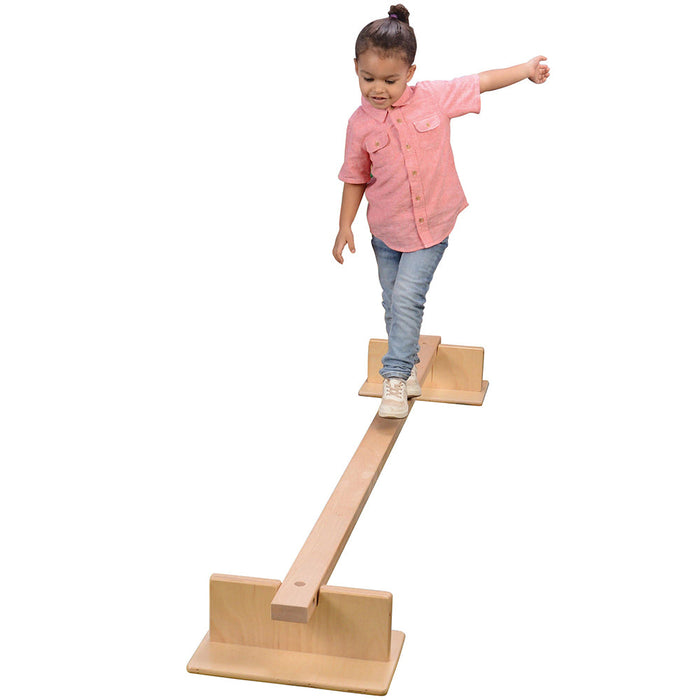 Two-Way Wood Balance Beam for Preschoolers | Constructive Playthings