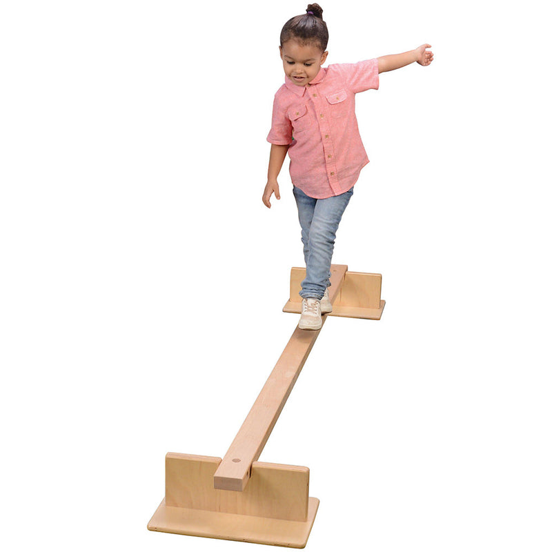 Two-Way Wood Balance Beam for Preschoolers | Constructive Playthings