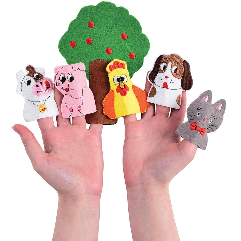 Fiddle-I-Fee Finger Puppet Play Set | Literacy & Storytelling Tool for Preschool Classrooms