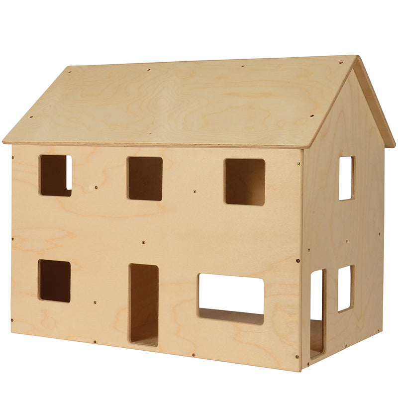 Sturdy Dollhouse | Baltic Birch Construction | Open Back | Ages 3 years+