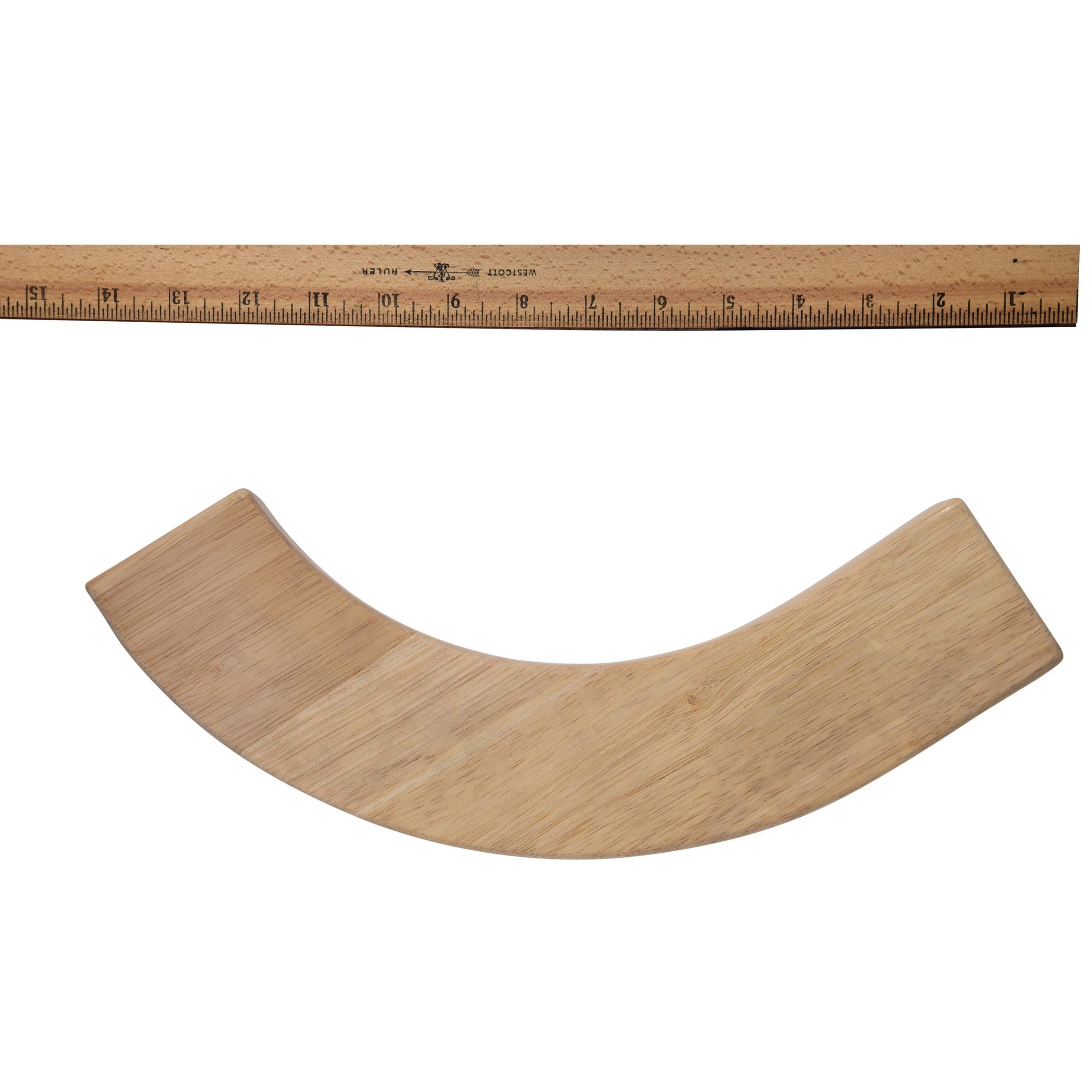 High-Quality Wood Elliptical Curve Unit Block | Sold Individually