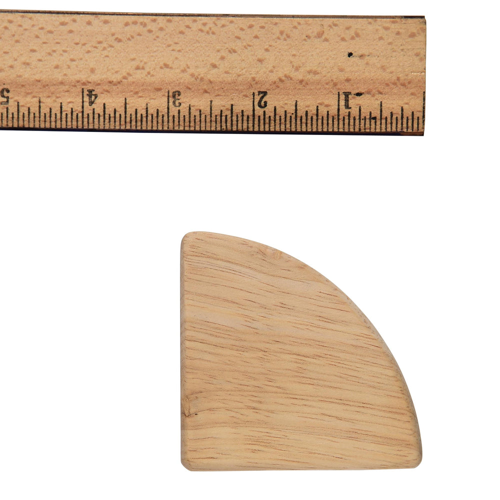 Wood Unit Blocks: Quarter Circle Unit Block