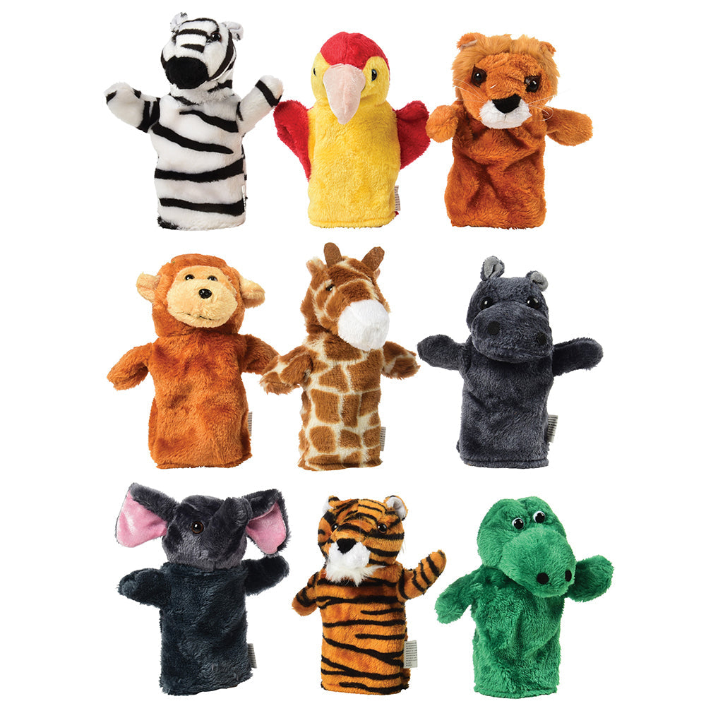 Wild Animals Plush Puppets