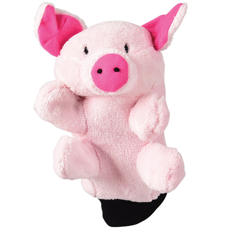 Pig Glove Puppet | 9" Stuffed Pig Puppet for Interactive Play | All Ages