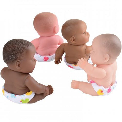 10" Diverse Huggable Baby Dolls for Toddlers | Set of 4 | Soft Vinyl ...