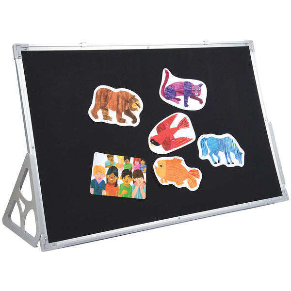 3-in-1 Magnetic Whiteboard & Flannel Board – 24"x36" | Classroom ...