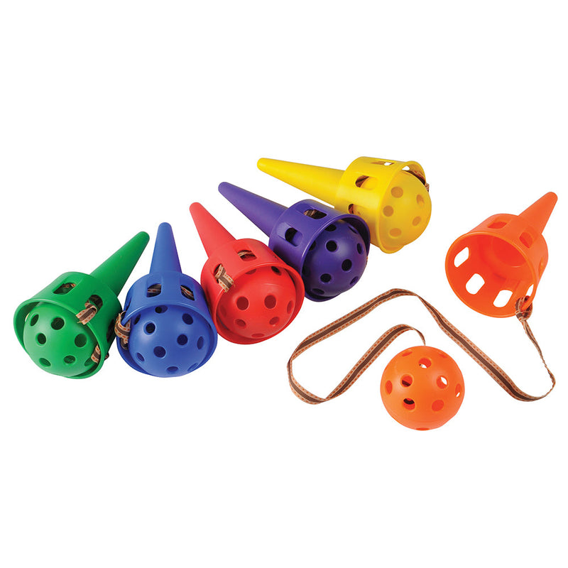 Toss-N-Catch Cups for Kids | 6-Piece Coordination & Motor Skills Toy ...