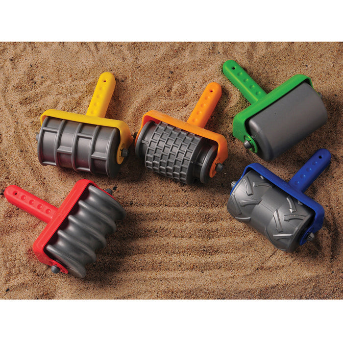 Textured Sand Rollers: 5 Patterns for Sensory Exploration