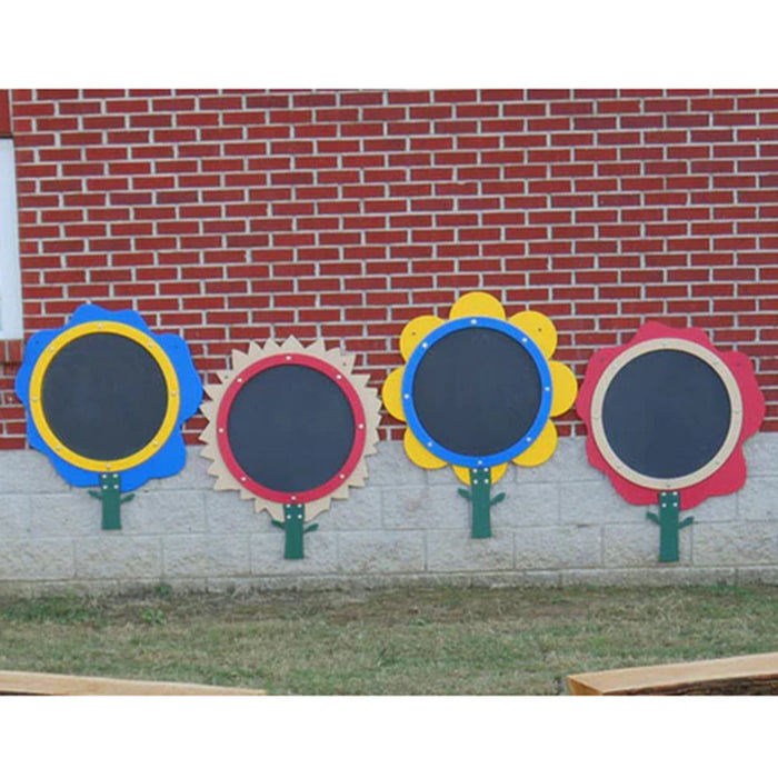 Chalkboard Flowers for Playground | Outdoor Flower Chalkboards