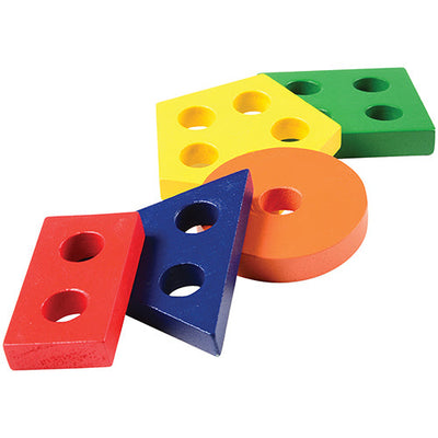 Shape Sorting Peg Board - Math Learning Game
