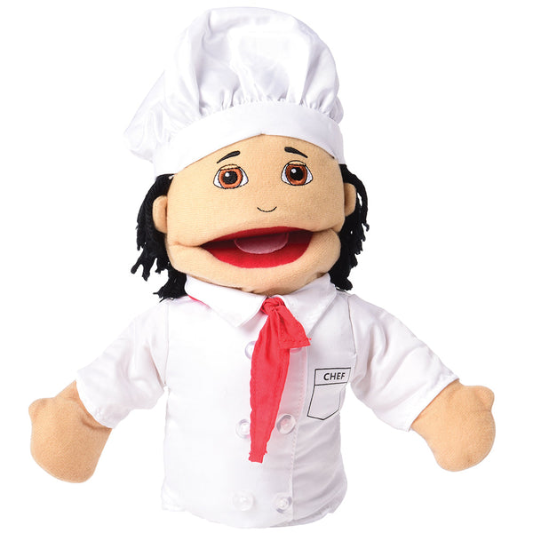 Multi-Ethnic Career Puppet - Chef for all age kids