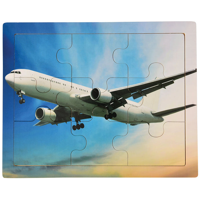 Children's Transportation Puzzle- Airplane