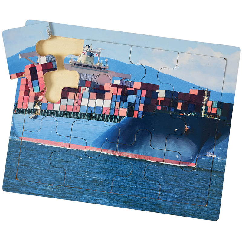 Children's Transportation Puzzle- Cargo Ship