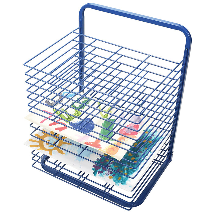 Paint Drying Rack for Classroom | 15 Shelves, Sturdy Powder-Coated Wire ...