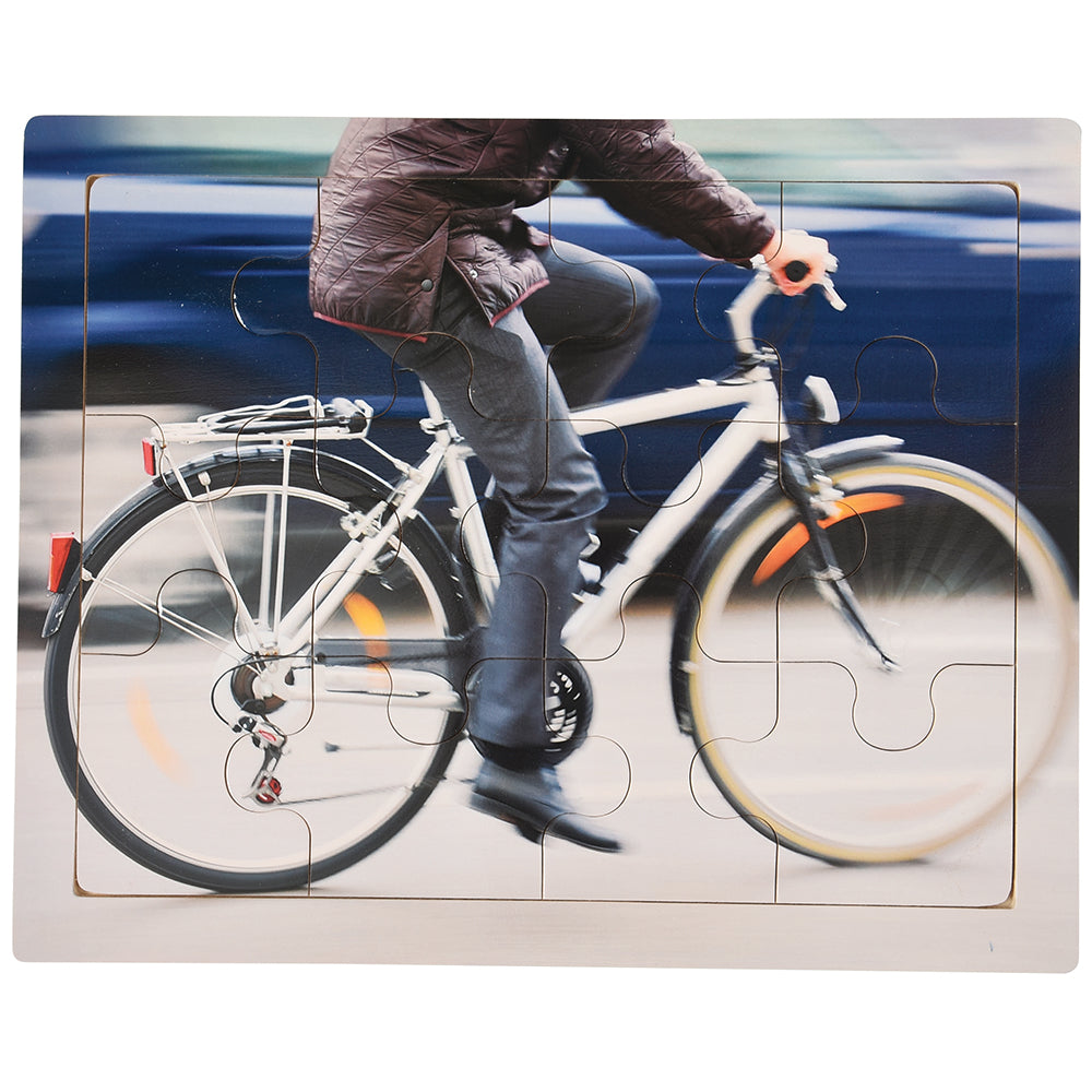 Transportation Puzzle For Kids- Bicycle