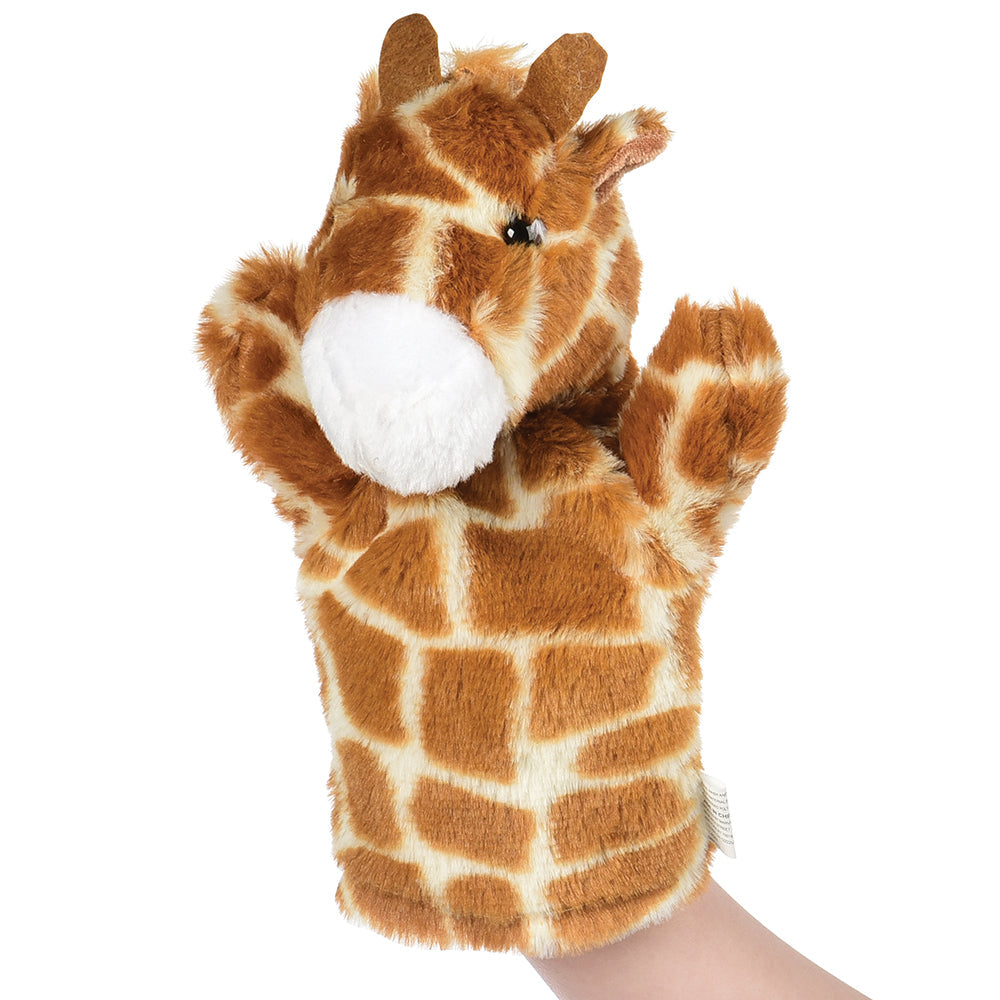 Wild Animal Plush Puppet - Giraffe Puppet