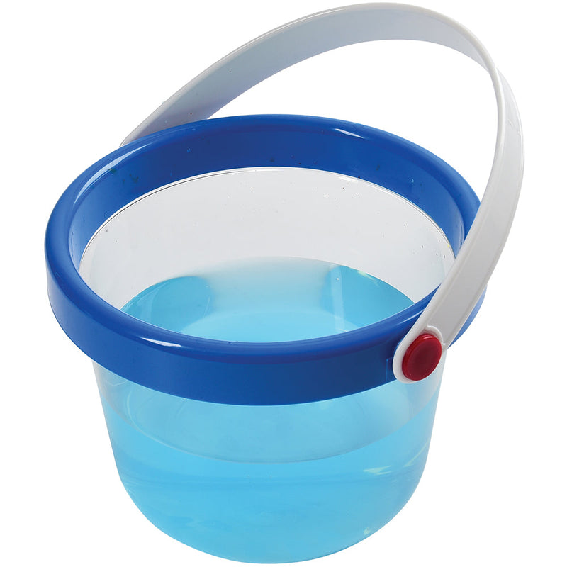 Clear Plastic Bucket for Toddlers | Durable 6.75" Classroom Sensory ...