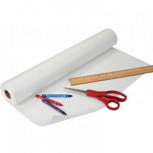 Paper on a roll for double sided easel