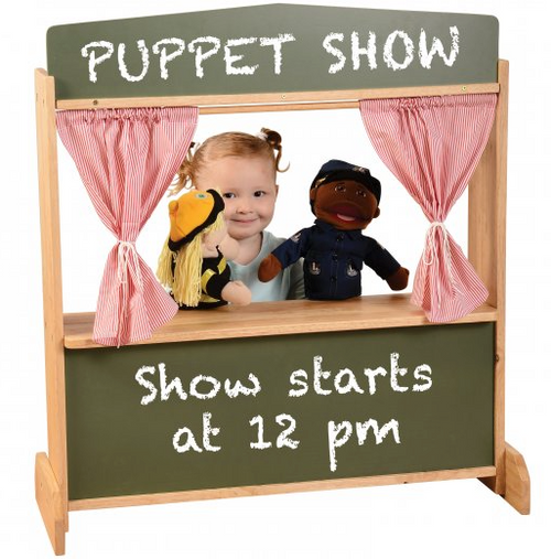 Multi-Ethnic Career Puppet - Police Officer for kids