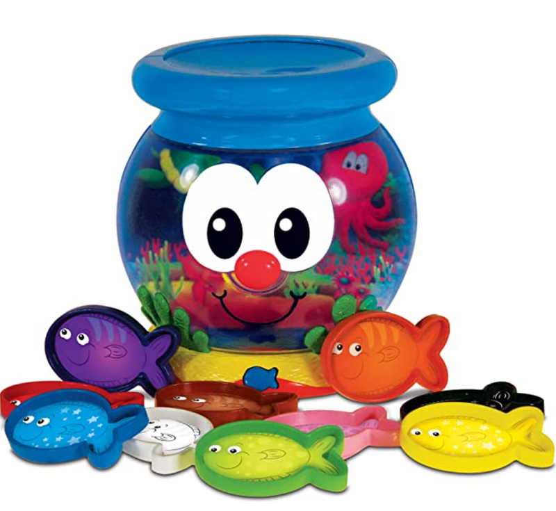 Toddler Learning Colors Fish Bowl