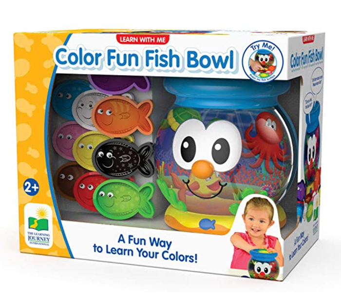 Toddler Learning Colors Fish Bowl