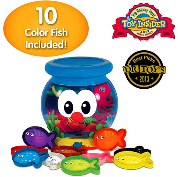 Toddler Learning Colors Fish Bowl