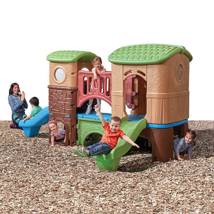 Step2 Naturally Playful™ Clubhouse Climber | Outdoor Playground with ...