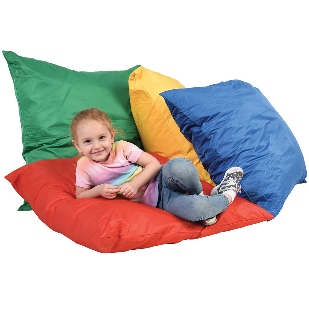 Giant Cuddle-Up Pillows | Set of 4 | Cozy, Safe, and Easy to Clean ...