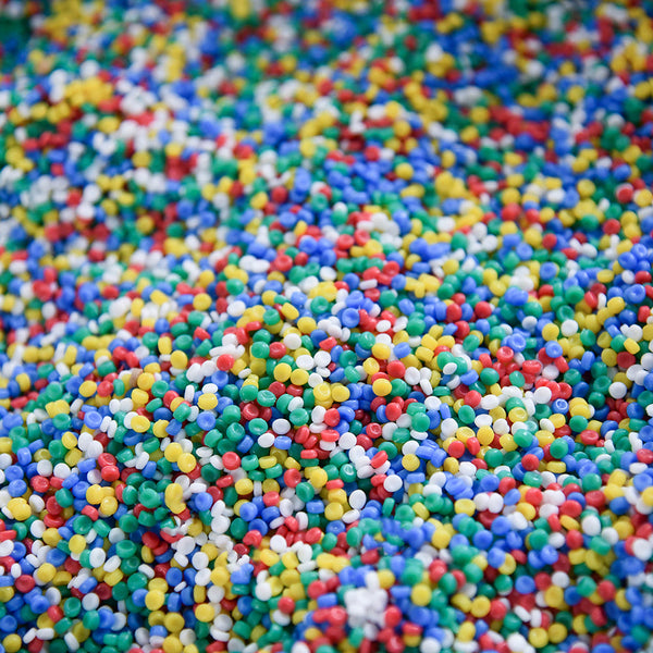 Vibrant Multi-Colored Plasti-Pellets: Sensory Play for Early Learners