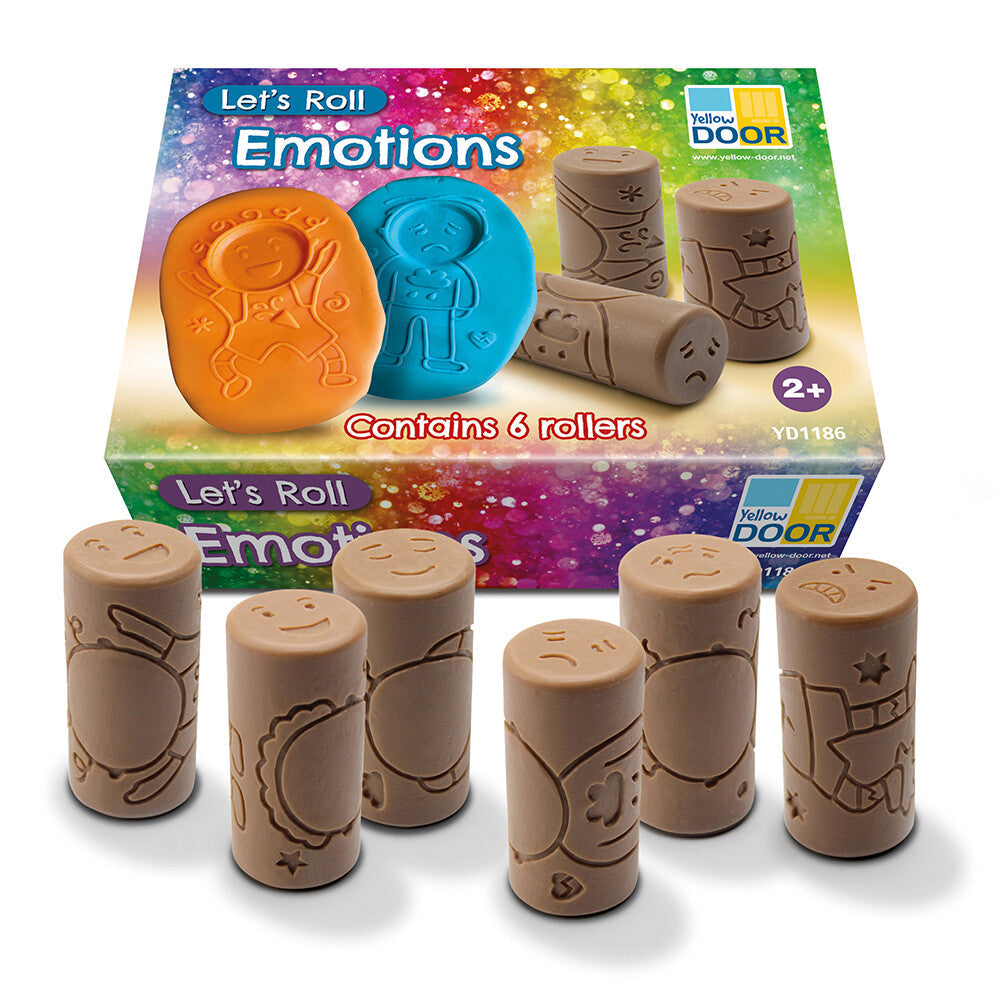 Explore Emotions: Interactive Dough Roller Set for Young Learners