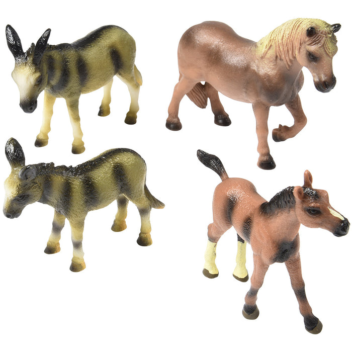 Block Play Farm Animals --18 piece set