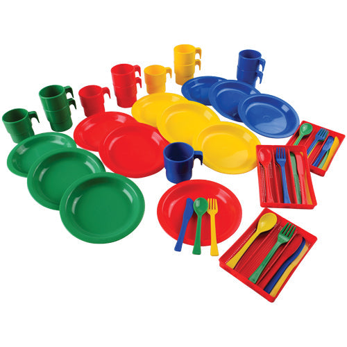 Indestructible Pretend Play Dishes - Service For 12