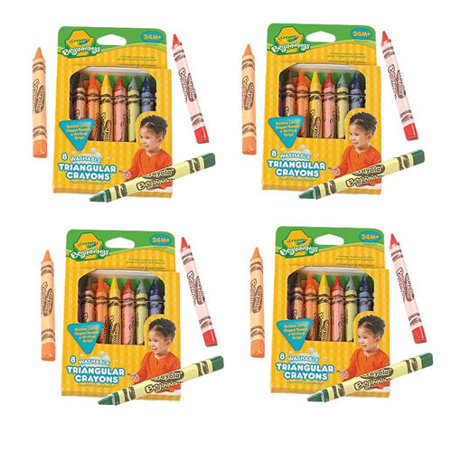 Toddler Triangle Crayons - Set of Four 8