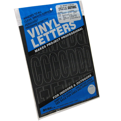 Vinyl Letters and Numbers - 3"