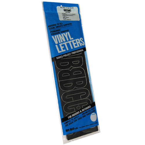 Stick-On Vinyl Letters - 4"