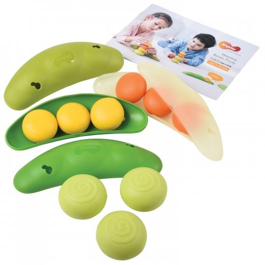 Bean Pods Fine Motor Toy | Open-Ended Sensory Play for Toddlers | Ages 12M+