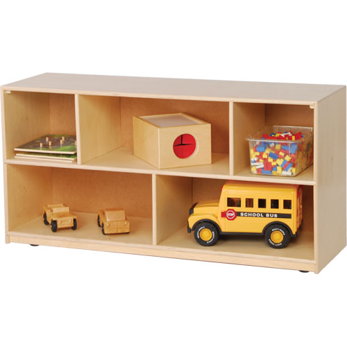 Birch Deep Mobile Storage Unit, 24" H.