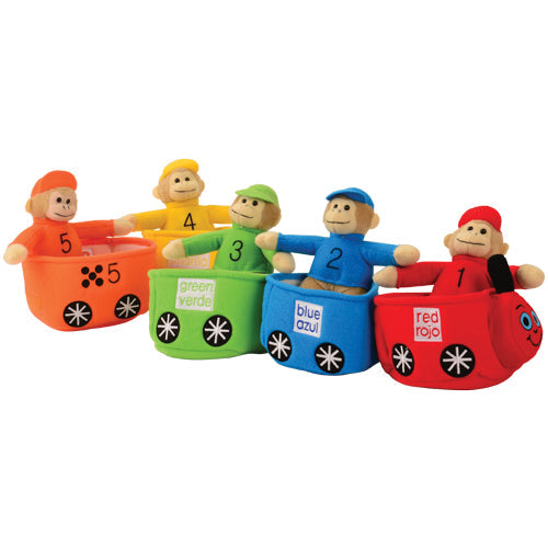 Colored Play and Learn Monkey Train for kids