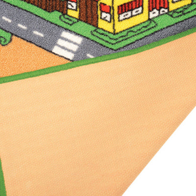 Nylon Construction Rug - non skid for kids