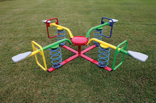 Spyder Rider 4-Seat Seesaw | Constructive Playthings