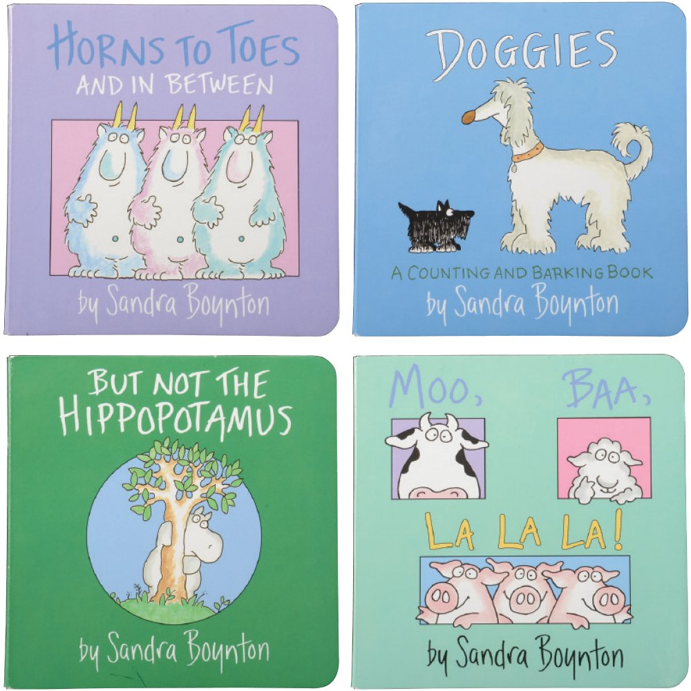 Sandra Boynton Board Book Stories Set of 4