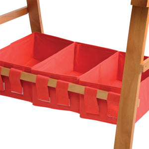 Double-Sided Wooden Art Easel for Kids | Chalkboard, Dry Erase & Paper ...