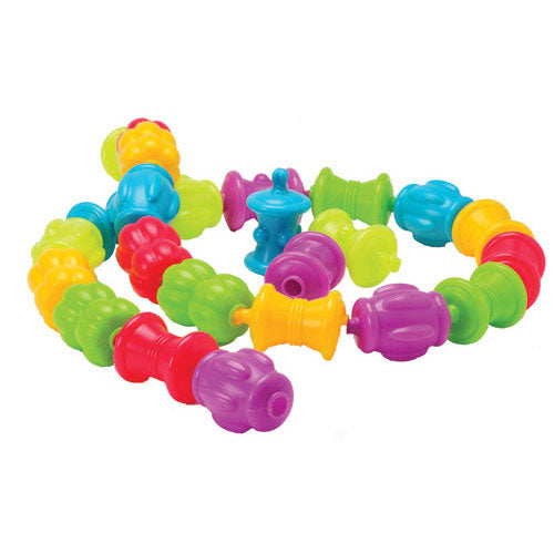 Snap Beads for Toddlers | 24-Piece Set | Easy Snap & Sort Toy for Ages ...