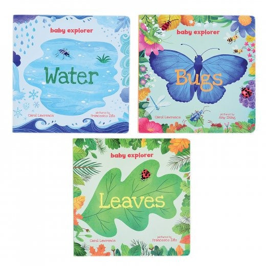 Baby Explorer Board Book Set | STEM Learning for Toddlers | Set of 3 ...