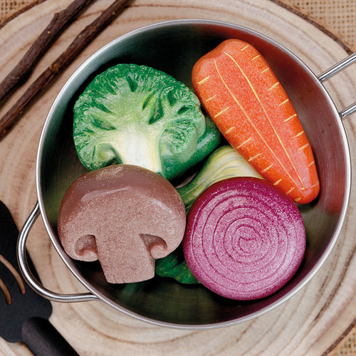 Enrich Sensory Play: Vegetable-Themed Stones for Classroom Exploration