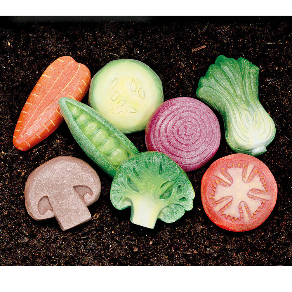 Enrich Sensory Play: Vegetable-Themed Stones for Classroom Exploration