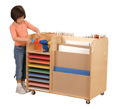 Teacher Rolling Chair with Storage Seat | Rolling Seat